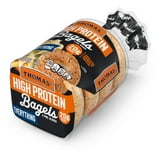 Thomas' High Protein Everything Bagels, 4 count, Bagels, 15.5 oz Bag ...