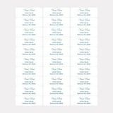 Personalized Return Address Labels - Address Labels on Sheets, return ...