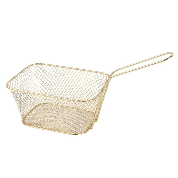 Mini Stainless Steel Chips Deep Fry Baskets Food Presentation Strainer ...