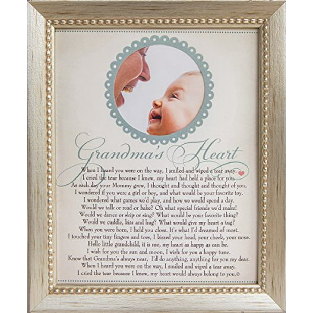 The Grandparent Gift Heart Collection 8X10 Picture Frame, Grandma'S ...