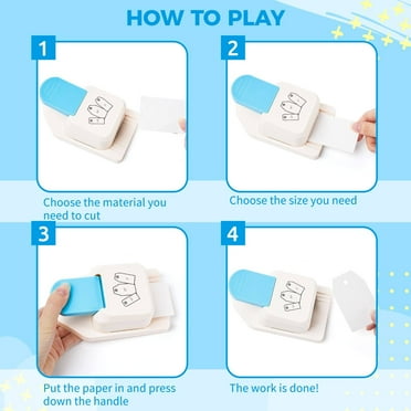 Fiskars Standard 3-in-1 Tag Maker Punch for Crafting, Perfect for Paper ...