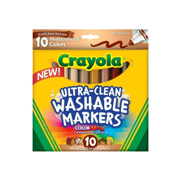 Crayola Multicultural Markers, 10 Count - Walmart.com