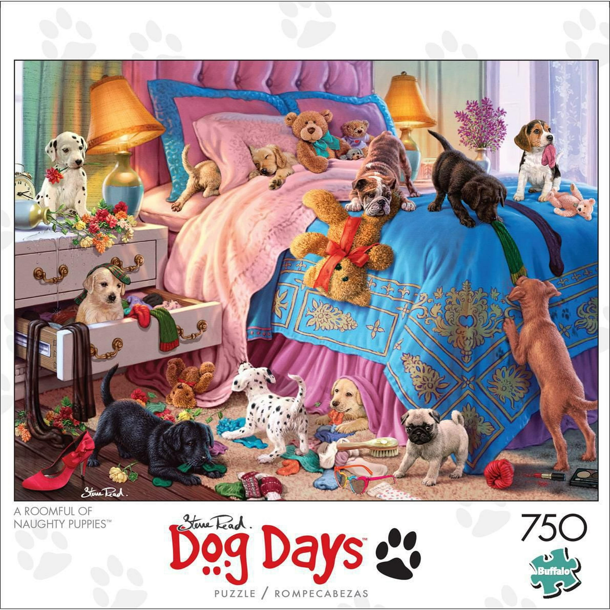 Click here for Buffalo Games - Dog Days - A Roomful Of Naughty Pu... prices
