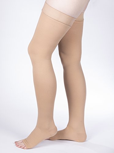 Allegro 30-40 mmHg Surgical 305/315 Open Toe Thigh High Medical ...