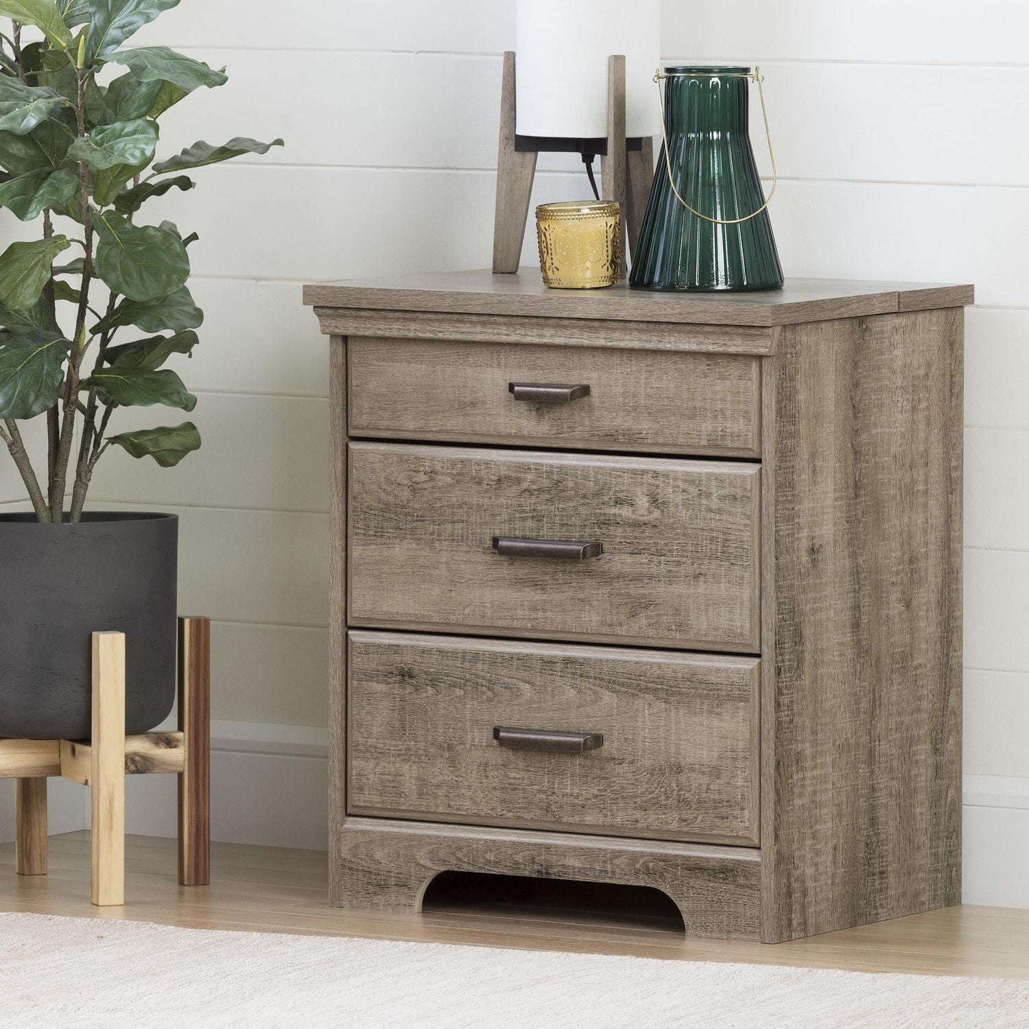 Click here for South Shore Versa Nightstand With Charging Station... prices
