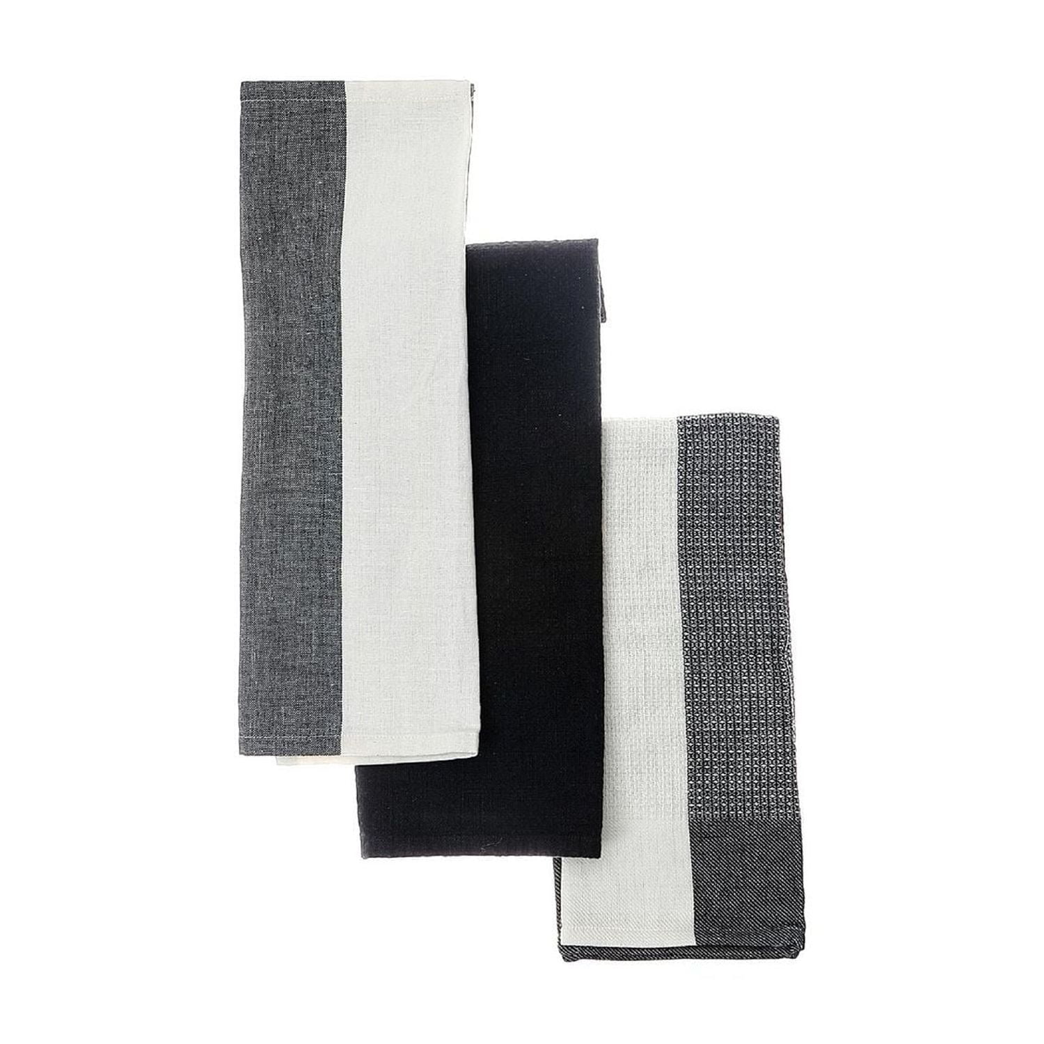 Click here for Ih Casadécor Kitchen Towel Set Of 3 Pcs Block Prin... prices