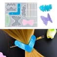 Necvior Hair Chopstick Making Silicone Mold Clear Epoxy Mold DIY ...
