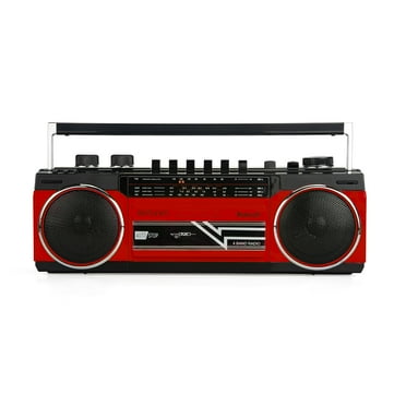 TechPlay Monster 1980S-Style Boom Box CD Player, Cassette Player ...