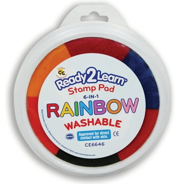 Jumbo Circular Washable Paint/Ink Pad, Brown, Set of 6 - Walmart.com