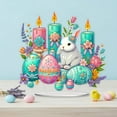 Easter Diamond Art Ornament Set, 3PCS Acrylic Irregular Shape Hanging ...