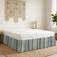 Abstract Pattern Bed Skirt California King Size 16 Inch Drop, Colorful ...