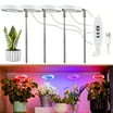 DONGPAI LED Grow Lights, Adjustable 13.7-61.1in, Full Spectrum 72LEDs ...