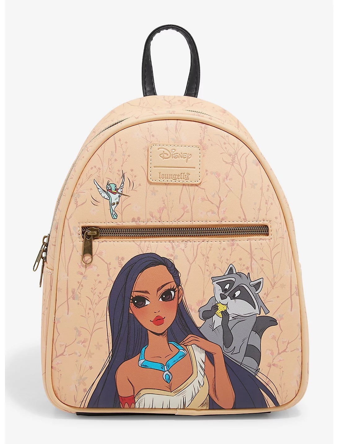 Loungefly Disney Pocahontas Sunflowers Mini Backpack BoxLunch Exclusive ...