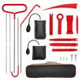21/18PCS Car Door Tool Kit Inflatable Air Pump Auto Window Door Open ...