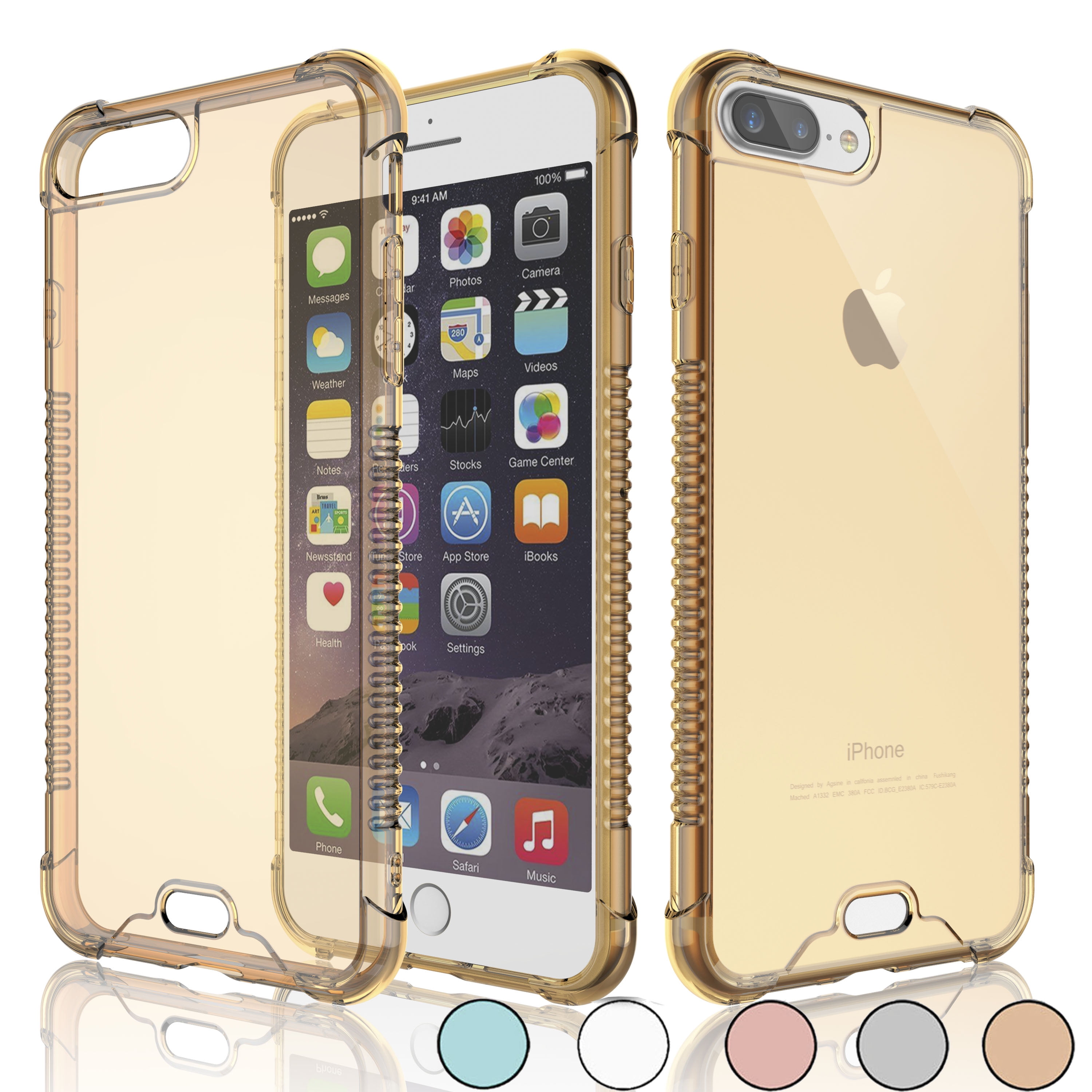 IPhone 8 Plus Case iPhone 8 Plus Clear Case Njjex Crystal Transparent