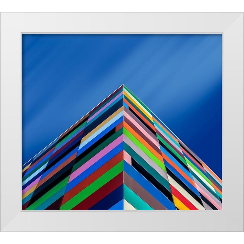 Novillo, Alfonso 13x12 White Modern Wood Framed Museum Art Print Titled ...
