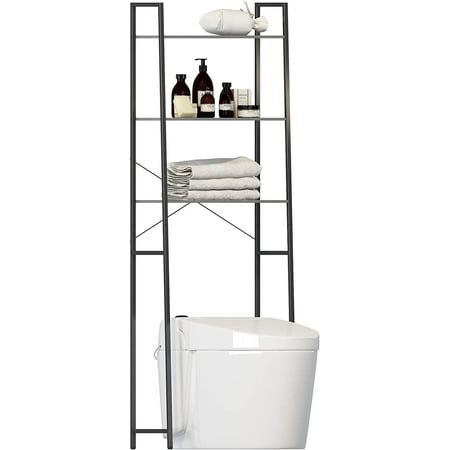 XBRW Over The Toilet Storage Rack, Bathroom Shelf Over Toilet, Free ...