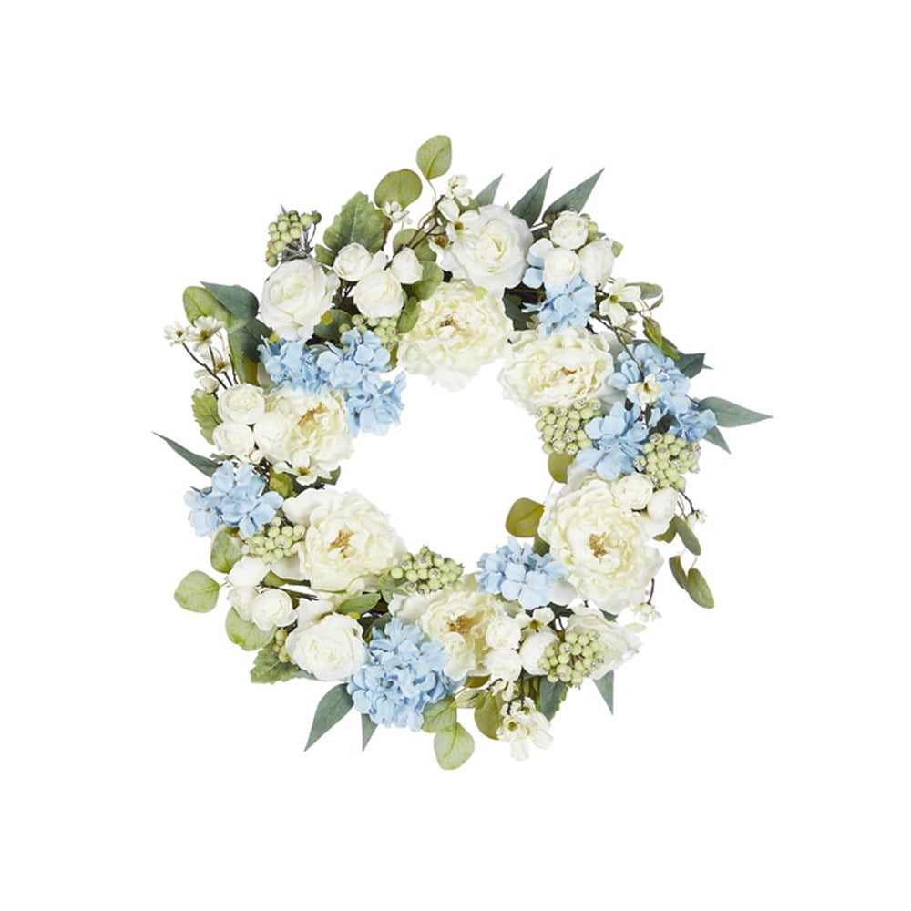 Raz Imports Graceful Living 26-inch Peony and Hydrangea Wreath ...