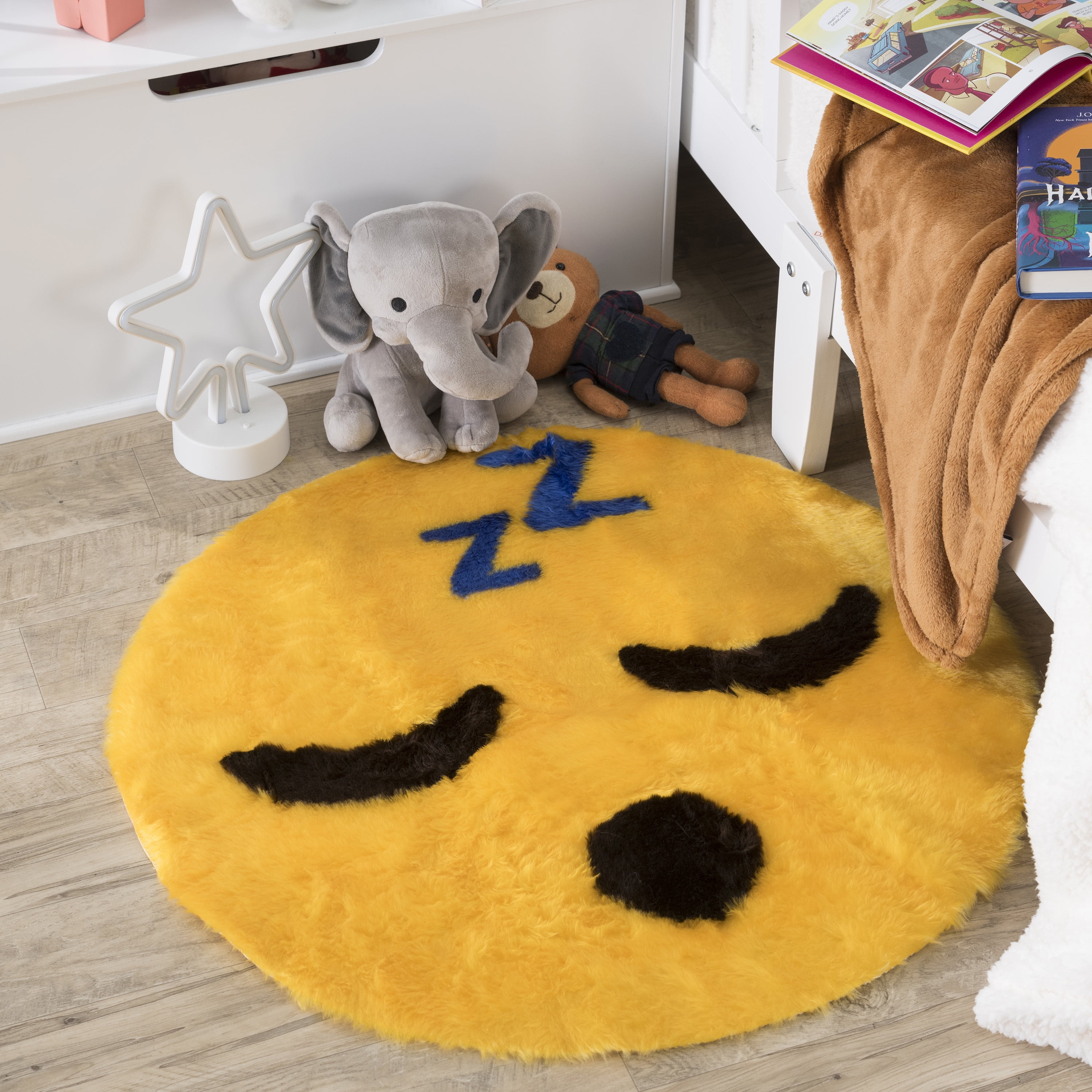 Emoji Rug Soft and Cute - Perfect for Children - Made in France ...