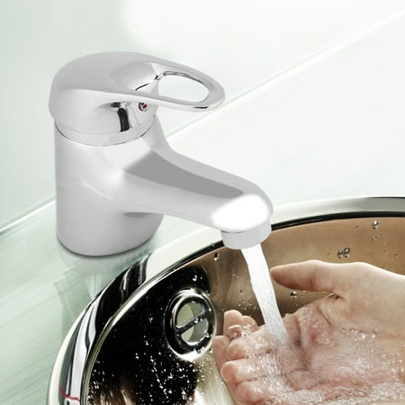 WALFRONT Mixing Faucet,Brass Home Bathroom Kitchen Basin Sink Single ...