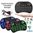 Wireless Mini Keyboard Remote Control Touchpad Smart TV Android TV Box ...
