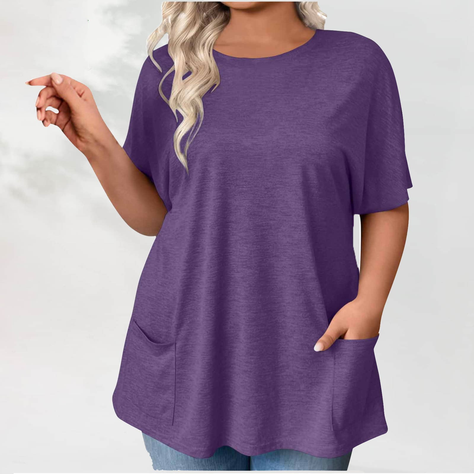 Click here for Xdegoge Plus Size Short Sleeve Tops For Women 18-2... prices