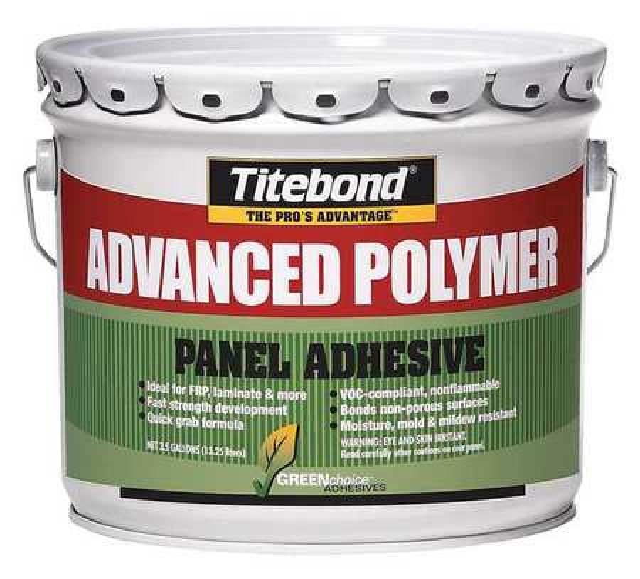 Titebond 4319 GREENchoice Advanced Polymer Panel Adhesive Pail, 3.5 gal ...