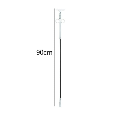 HUSERYT 90cm Sewer Pipe Unblocker Clog Plug Hole Remover Bathroom Hair ...