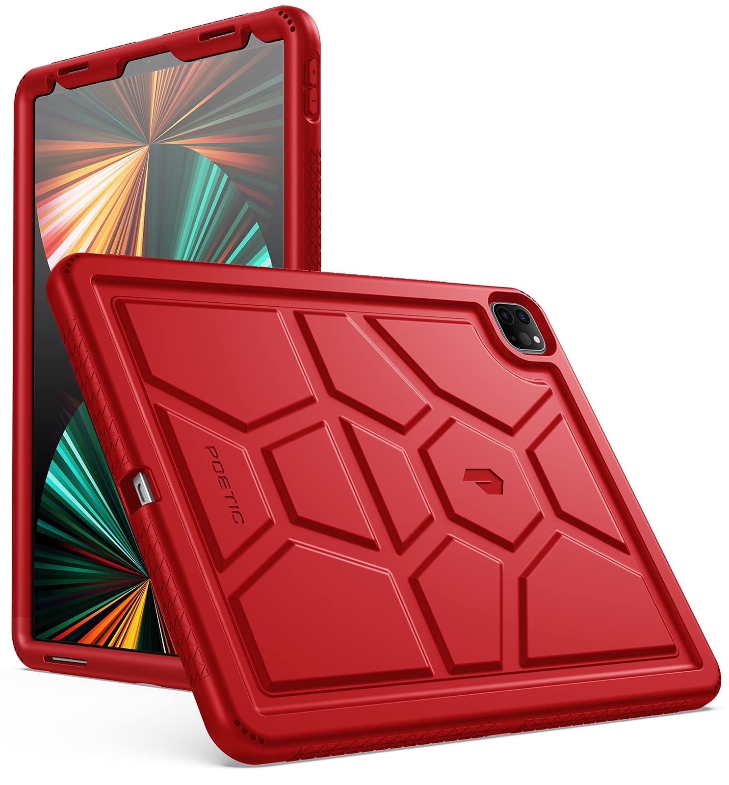 Poetic TurtleSkin Case for iPad Pro 12.9 5th Gen 2021, Heavy Duty ...