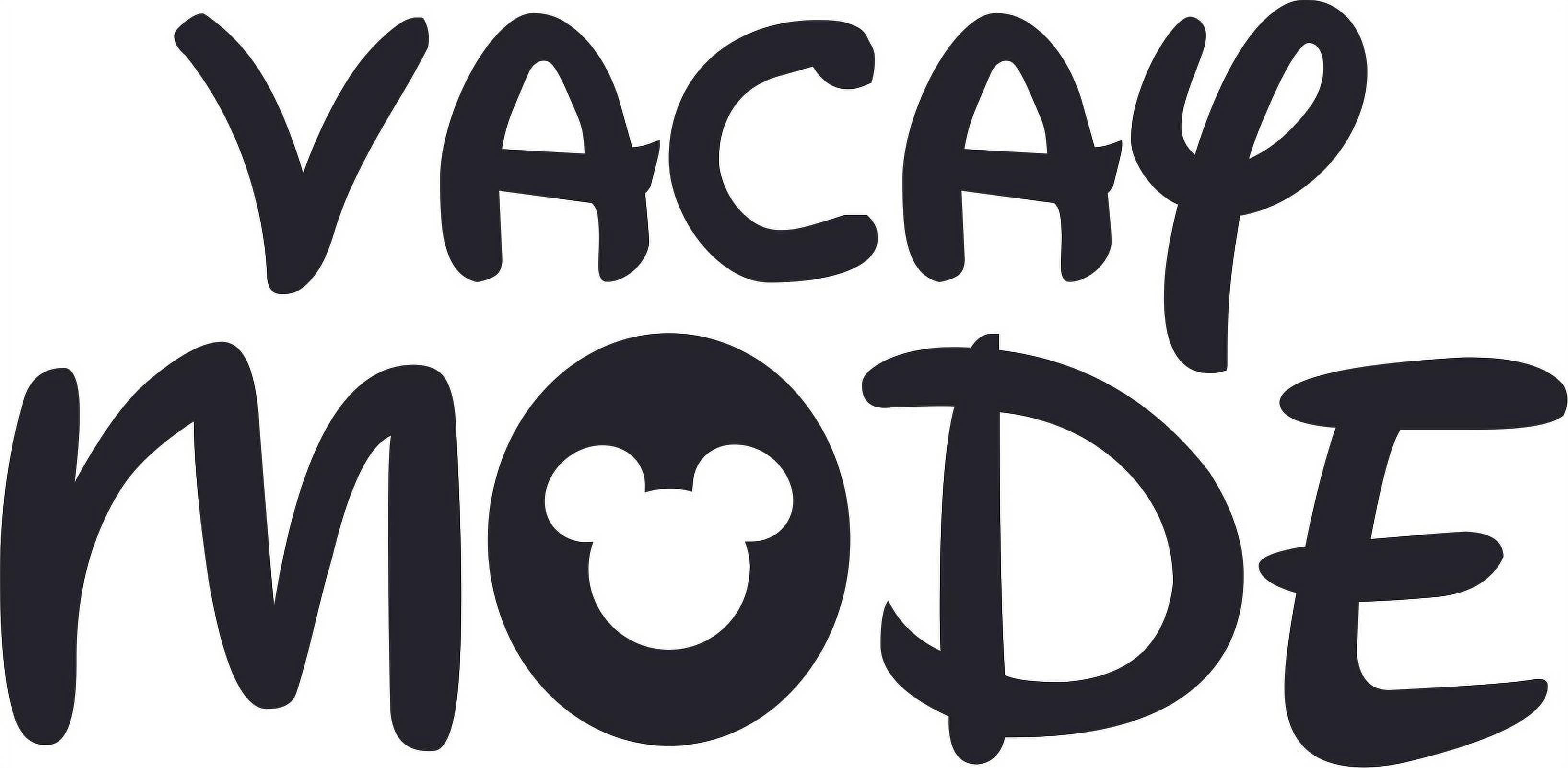 The Vacay Mode Cartoon Character Art Vinyl Decors Sticker Design Decal ...