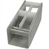 DayMark IT112459 2-Slot Plastic Label Dispenser Rack, For 2 Rolls of 3/ ...
