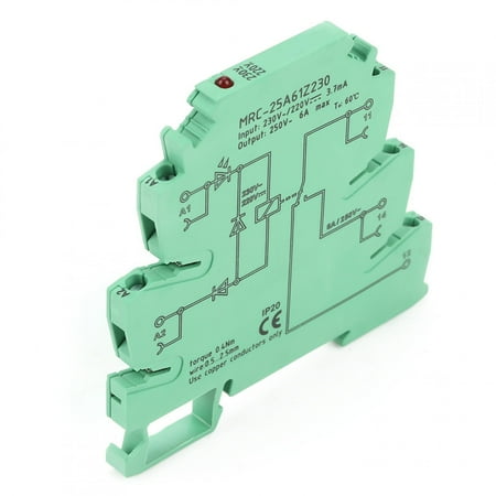 Relay, Contact Interface Relay Ultra-thin PLC Relay, 230VAC/220VDC 1NO ...