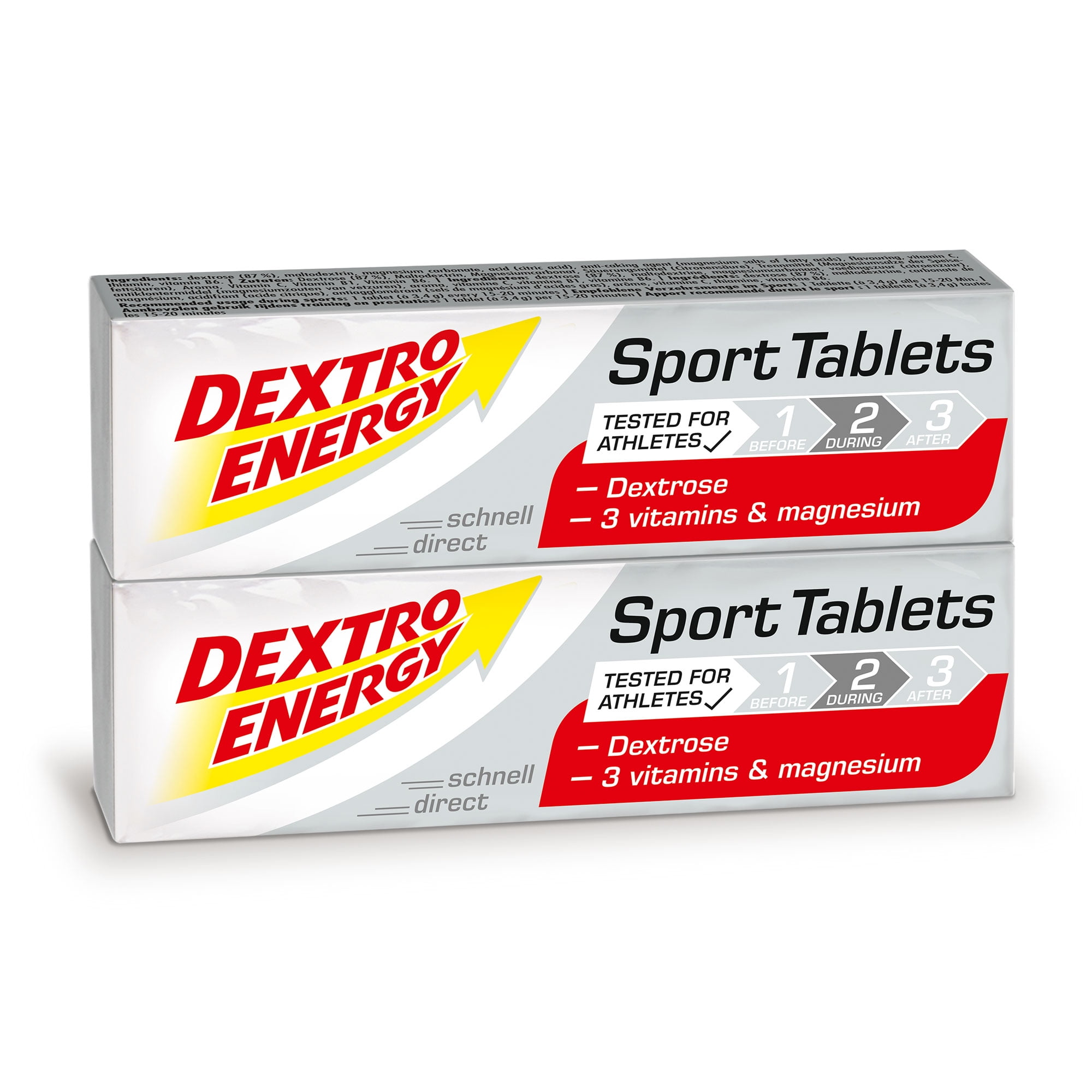 Dextro Energy Sport Tablets Pastilla De Dextrosa Duopack 12 DEXTRO ...