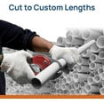 Charlotte Pipe 6" Schedule 40 PVC Pipe (Cut to Custom Lengths) (6" x 1 ...