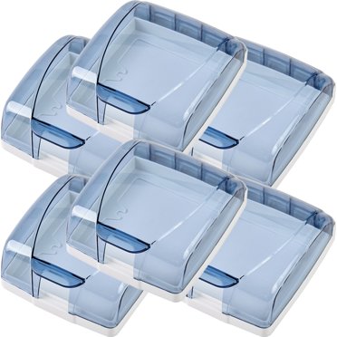 Bell Outdoor 5874-5S 15A 120V Gray Weatherproof GFCI Outdoor Outlet Kit ...