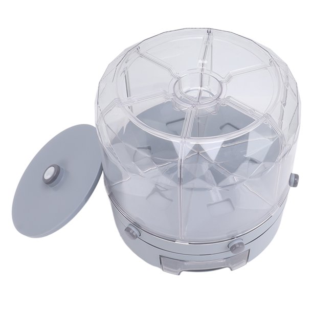 Rotating Rice Dispenser, 13.2lb Capacity Dry Food Storage Container 6 ...