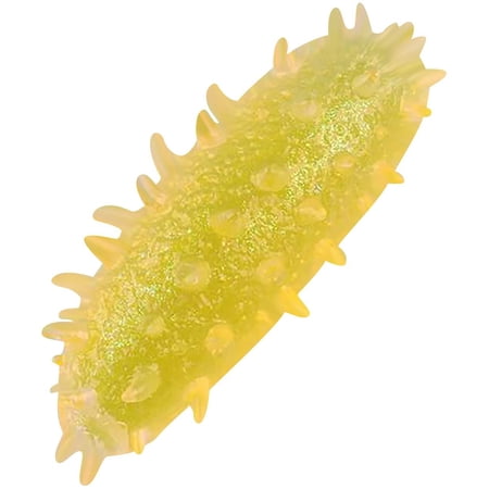 Yellow Sea Cucumber Shape Press Toy, Special Needs Fidget Toy Pinching ...