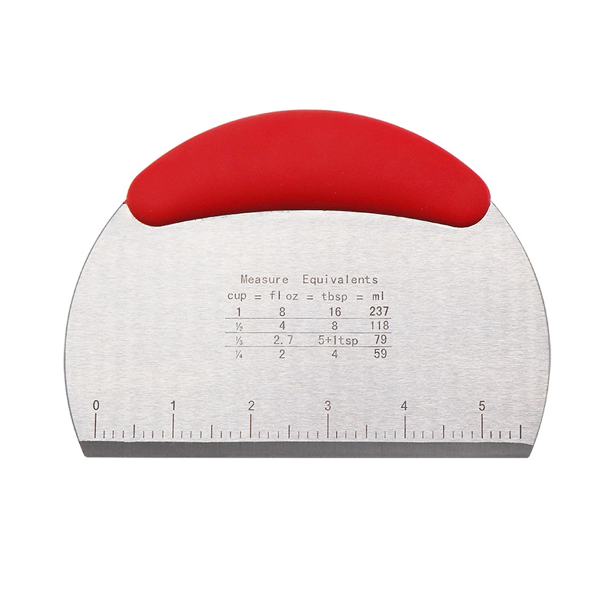 Multitrust Semicircular Stainless Steel Bench Scraper Food-safe Dough ...