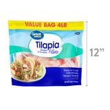 Great Value Frozen Tilapia Skinless & Boneless Fillets, 4 lb - Walmart.com
