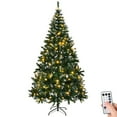 7ft Artificial Christmas Tree, PVC Xmas Tree w/Metal Stand, Artificial ...