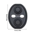 4pcs Easy installs Silicone Door Lock Protectors Quiet Closing Dust ...