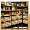 4 Pack Wicker Storage Basket for Organizing, Woven Baskets with Handles ...
