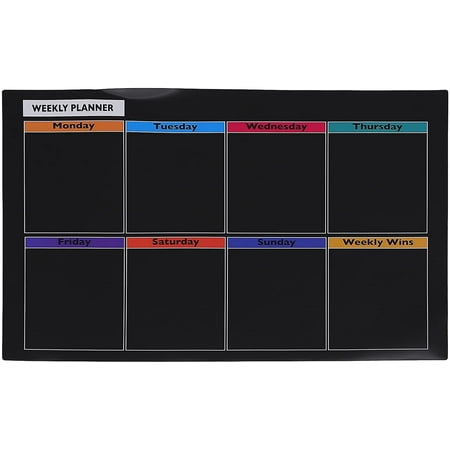 Magnetic Schedule Board Dry Erase Fridge Calendar Plastic Magnetic ...