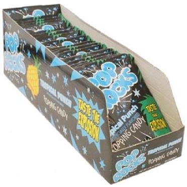 Pop Rocks, Cotton Candy, Count 24 (0.33 oz) - Sugar Candy / Grab ...