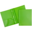 JAM Paper Plastic 2 Pocket School POP Folders with Metal Prongs ...