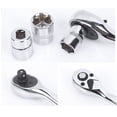 10Pieces Car Maintenance Tools Set High Strength Steel Drives Socket ...
