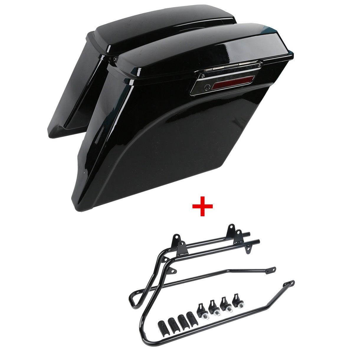 Click here for Xfmt 5 Vivid Black Stretched Extended Hard Saddleb... prices