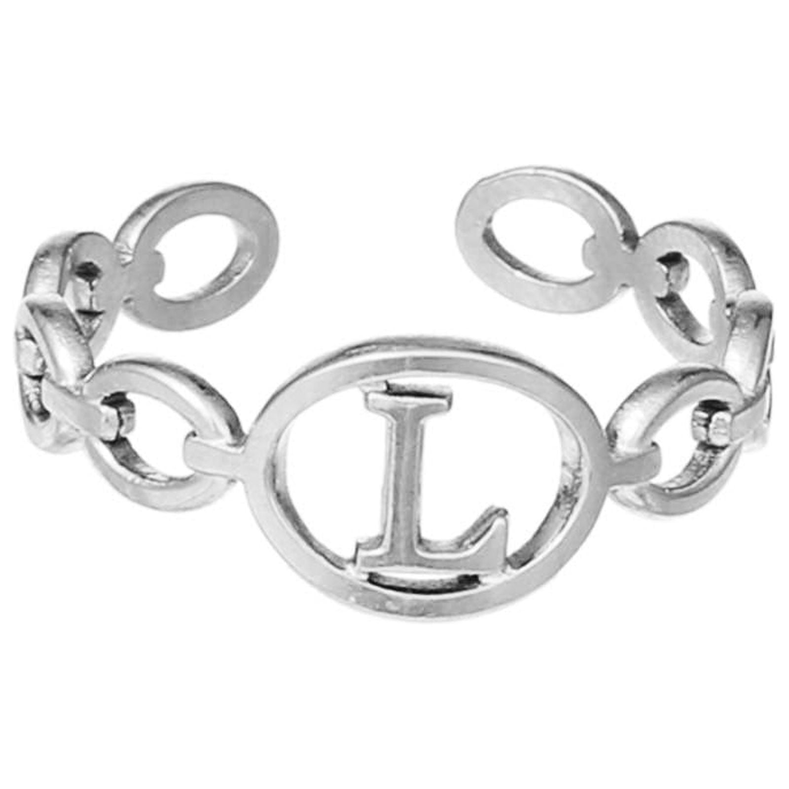 Click here for Topllc Rings Titanium Steel Plated 26 Letter Engli... prices