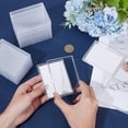 15Pcs Plastic Packing Boxes with Lid Rectangle Clear 7x9.4x1.1cm ...