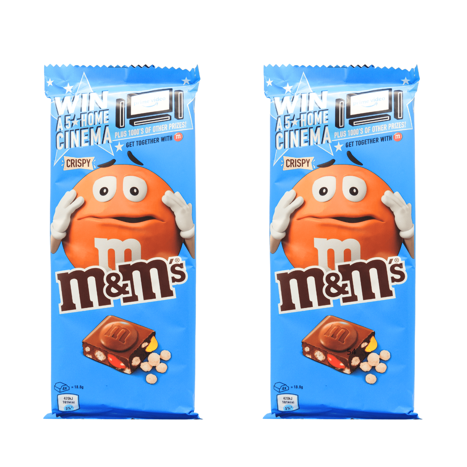 M&M'S Crispy Barra De Chocolate Gigante, 150g (pack 2 Barras ...